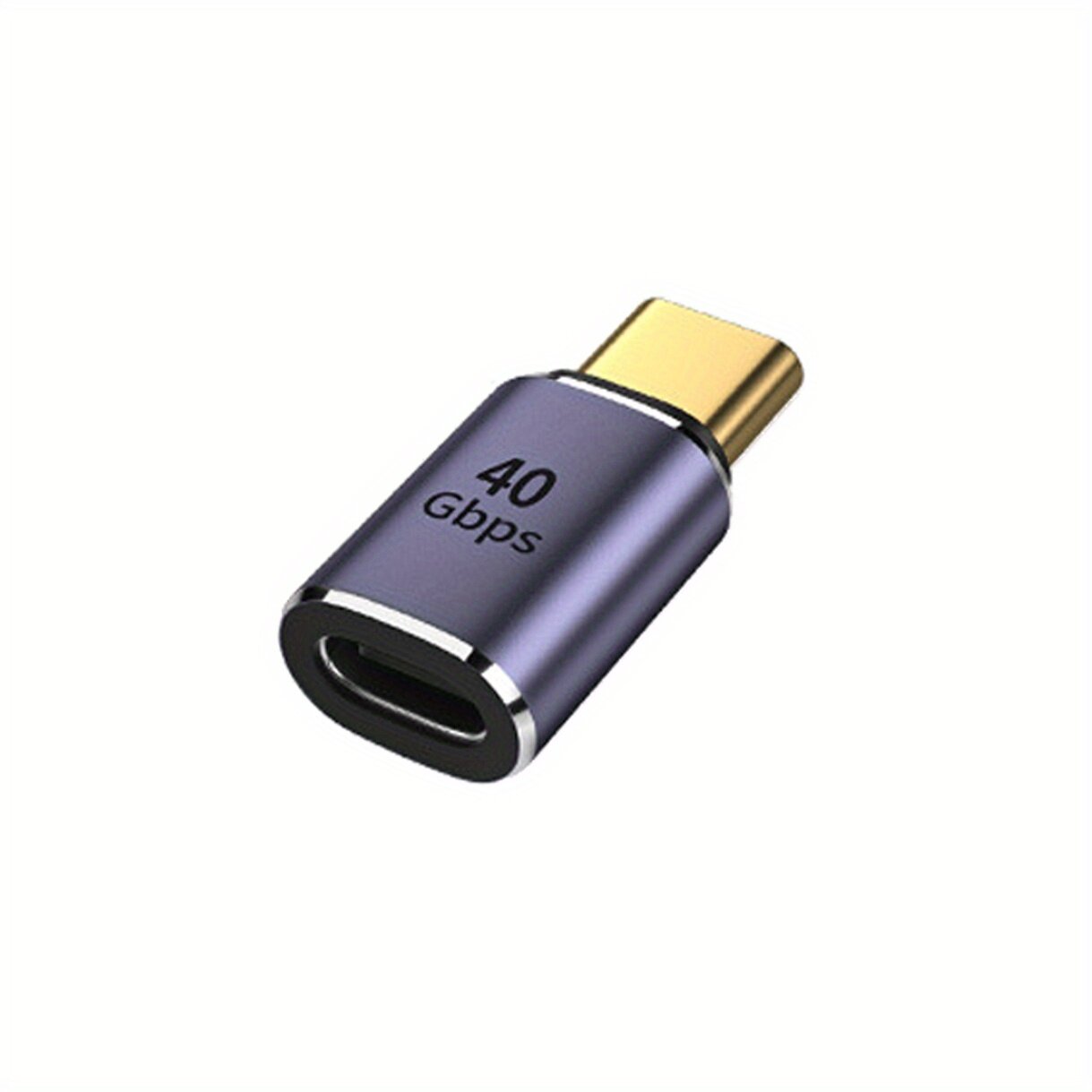 USB-C адаптер прямой разъем с поддержкой Thunderbolt 3, передача данных до 40 Гбит/с, быстрая зарядка 100 Вт, вывод видео 8K@60 Гц для ноутбуков, планшетов и телефонов