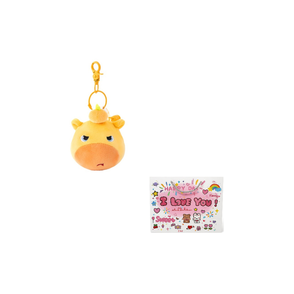 HEDIE Cute and Adorable Капибара Украшение Для Сопровождения Плюшевые Брелки 10 см 11 см 12 см 8 см 13 см Длина Тела