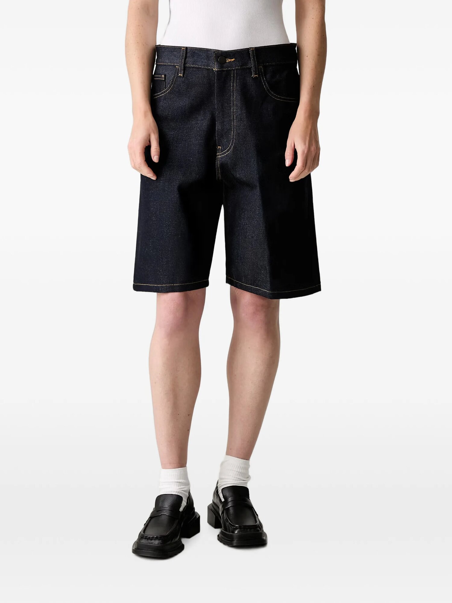 Шорты Logo-patch denim shorts