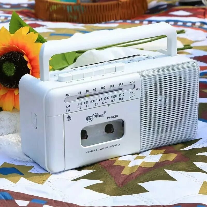 Магнитола, 5 Вт, белый
