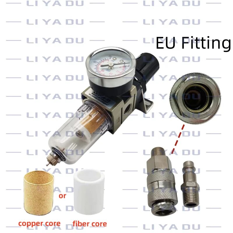 Пневматический регулятор давления воздуха Liyadu AW2000-02 fiber core, Thimble EU