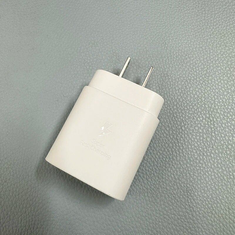 Оригинальное зарядное устройство Samsung 25W Super Fast Charger Type-C для Белый, White 25w US Plug