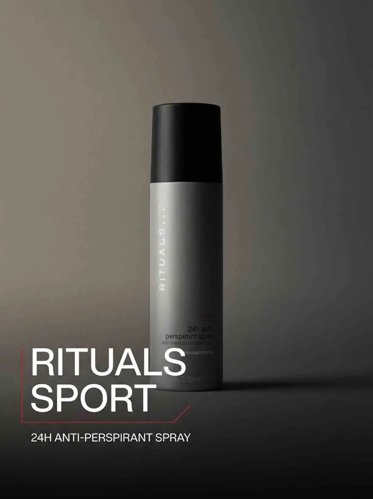 RITUALS. Дезодорант Sport с свежим древесным ароматом и активированным углем (200 мл)