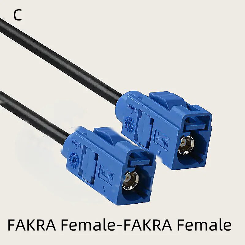 FAKRA Female-Fakra Female Адаптер видеокабеля для камеры заднего вида SYWV50-2/RTK031