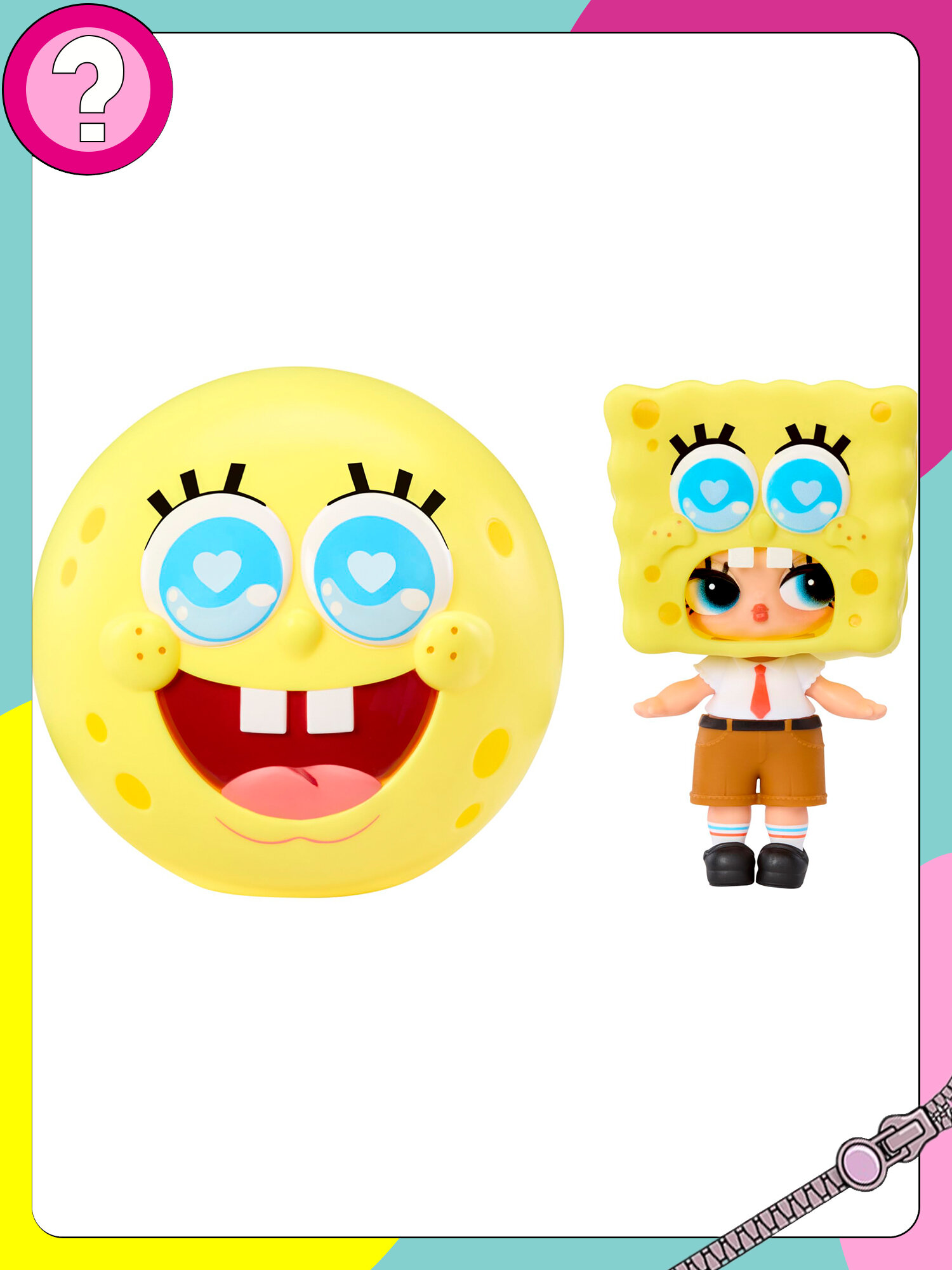 ЛОЛ SpongeBob Кукла в форме шара подарок для детей от 3 лет