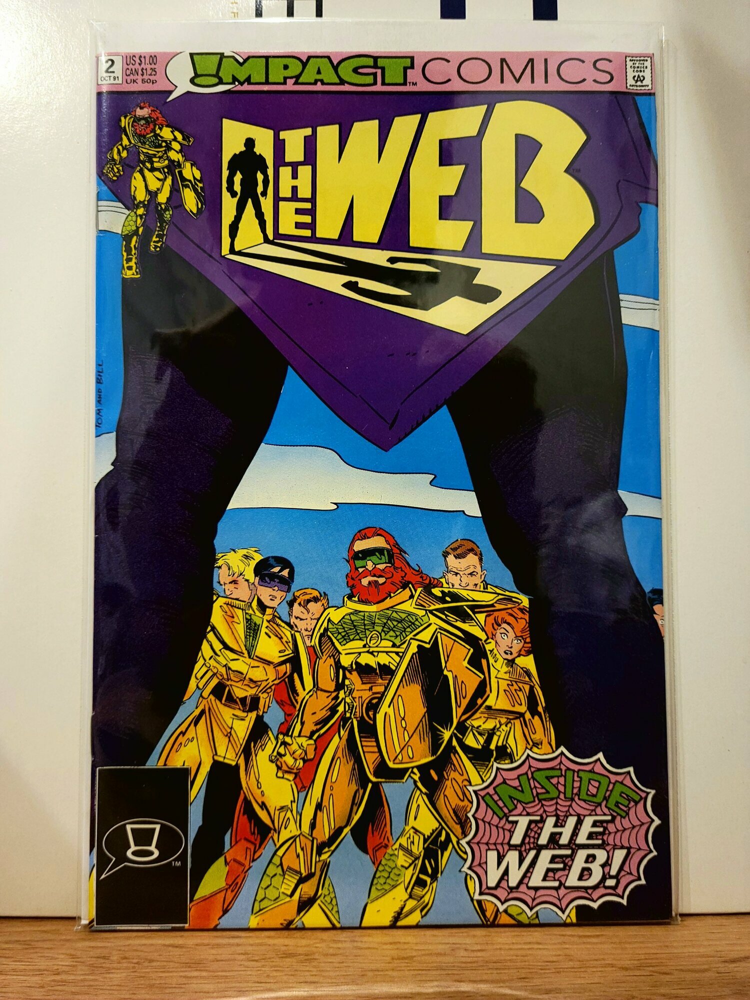 Ретро Комикс The Web #1. 1991 Год. Оригинал!