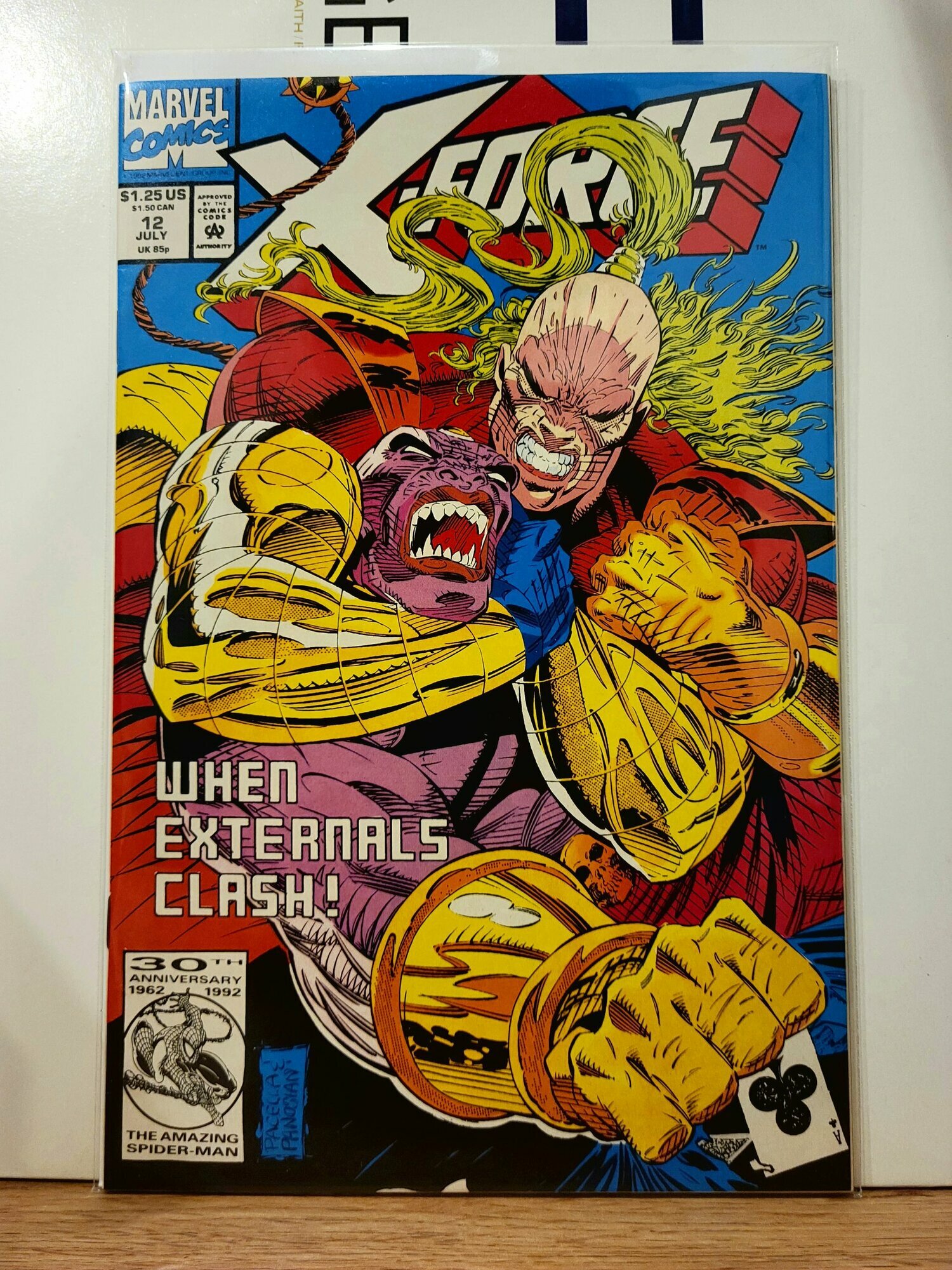 Ретро Комикс X Force #12. 1992 Год. Оригинал!