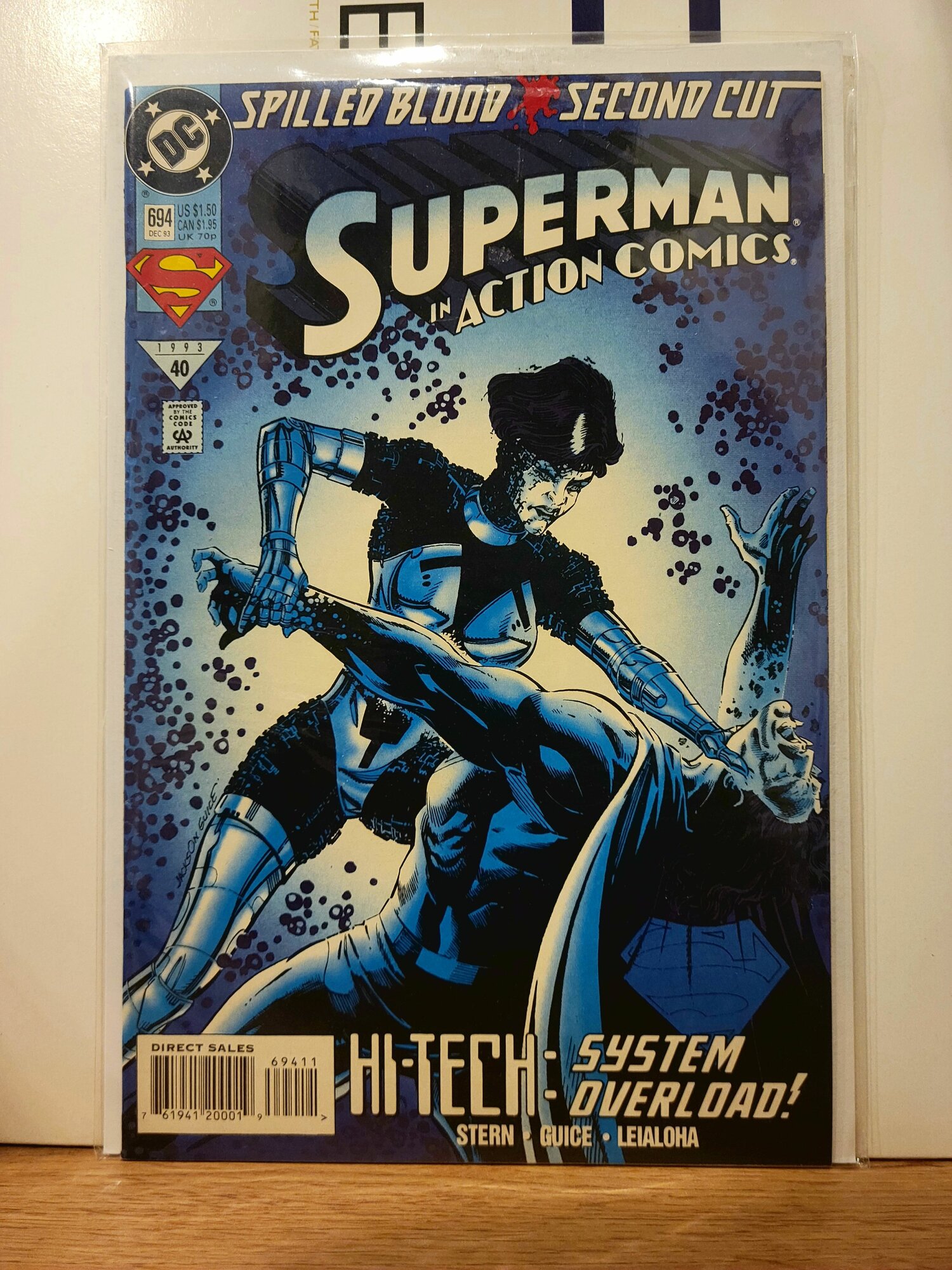 Ретро Комикс Action Comics #694. 1993 Год. Detective Comics.