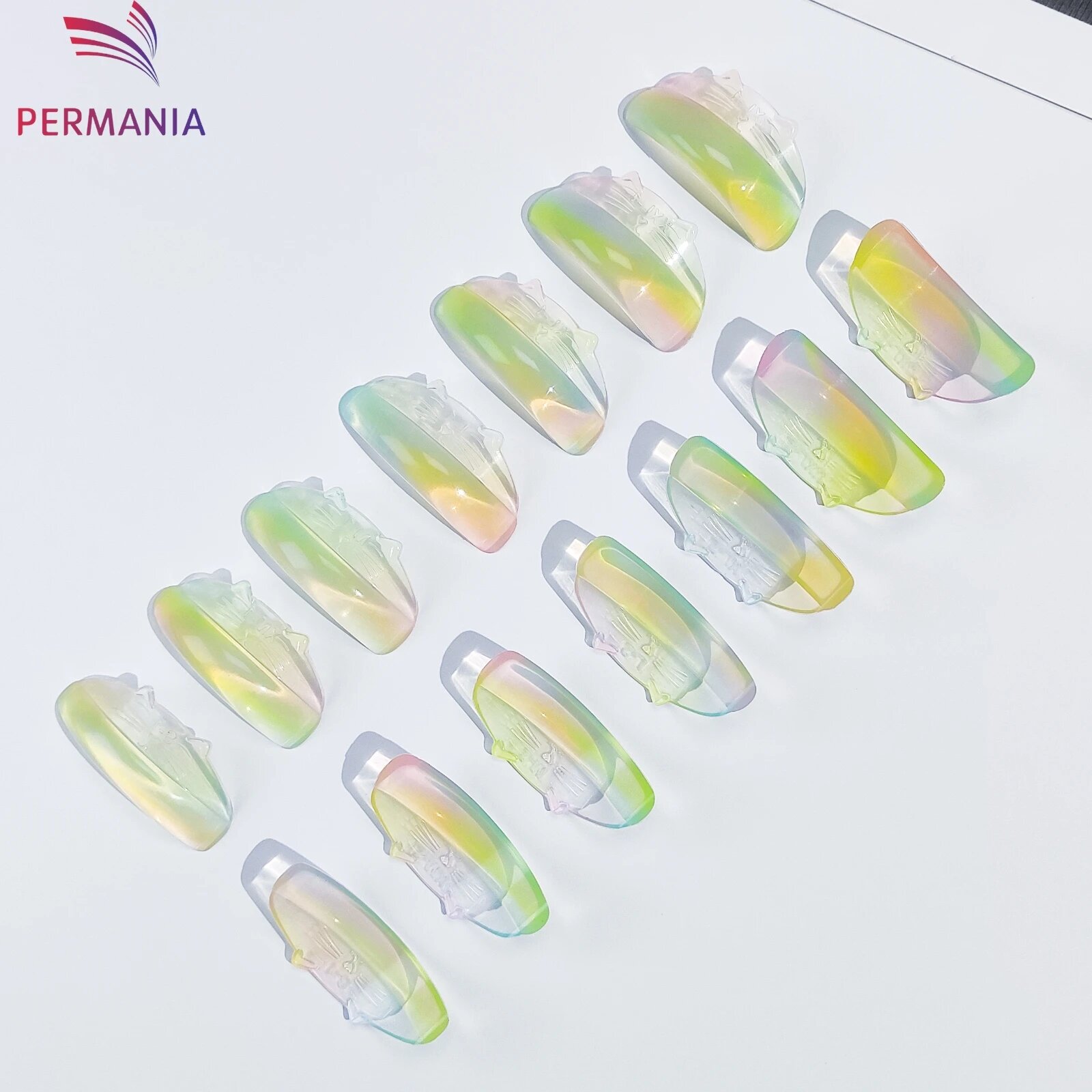 Набор для завивки ресниц PERMANIA, Mixed-Yellow, 7 пар