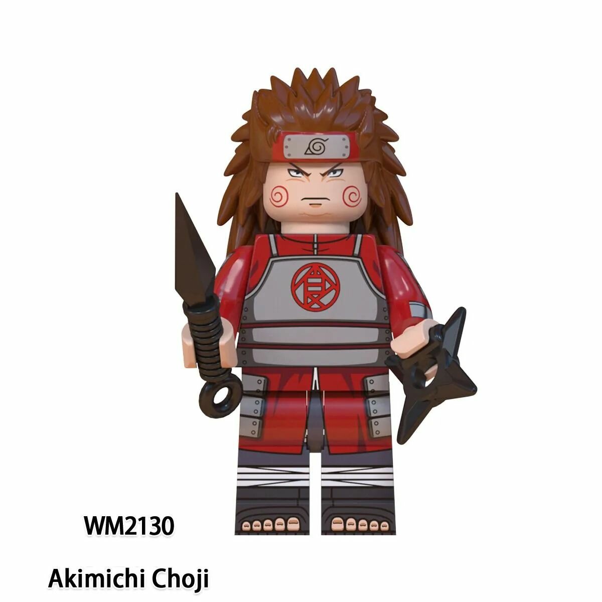 Фигурка конструктор Чоуджи Акимичи / Наруто Naruto / Аниме наруто (14+)