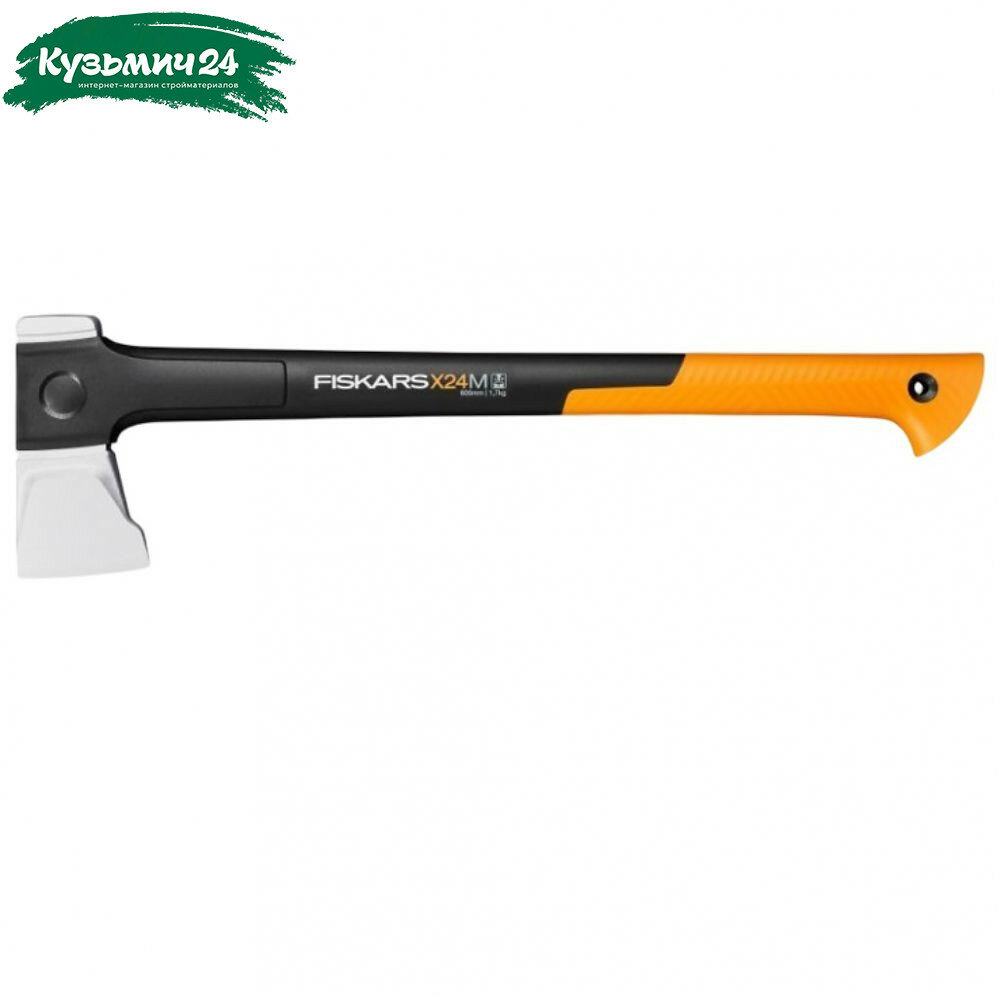 Топор-колун Fiskars X24 M 1069106, фиберглассовая рукоятка, 1.7 кг