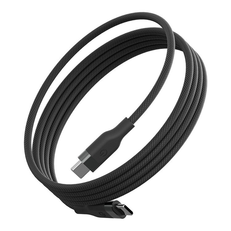 Кабель EnergEA HELIX USD-C to USB-C 100W (1,5 метра) черный