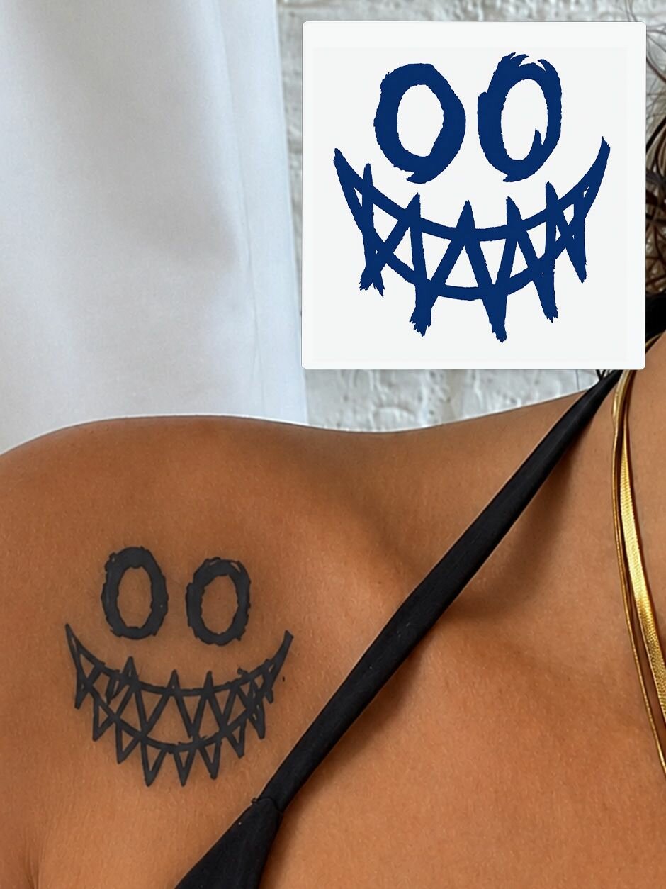 Tattoo'шки Временные тату без пленки (темнеют через 24 часа) 5*5см 5x5 см темнеющие