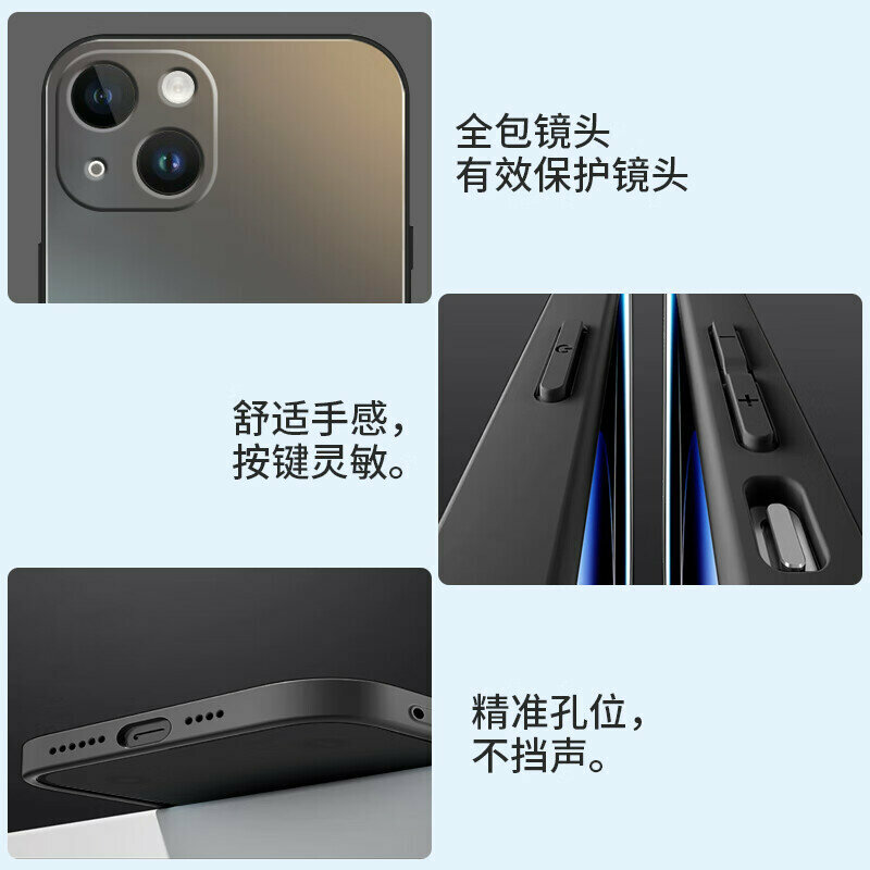 Yingkaida чехол для iPhone 15 Pro Max с защитой от падений и рисунком кой-фиш, черный матовый TPU, универсальный