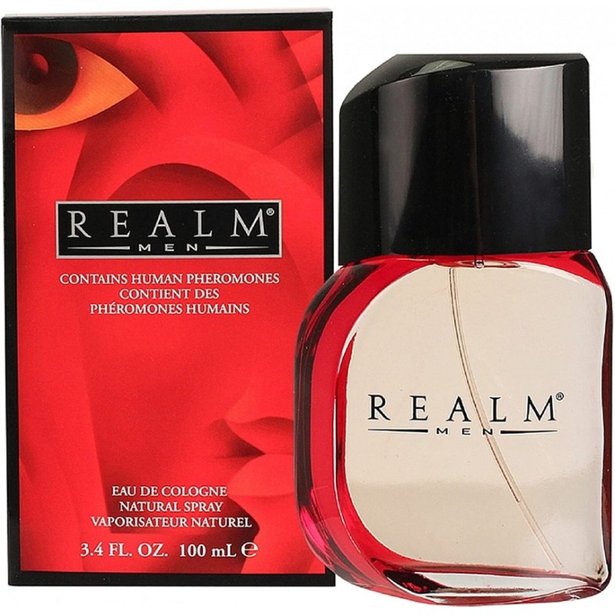 Одеколон Realm Pheromone "Realm Men", мужской, объем 100 мл, 1 упаковка