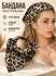 Косынка  Базовая коллекция для женщин, размер OneSize, коричневый