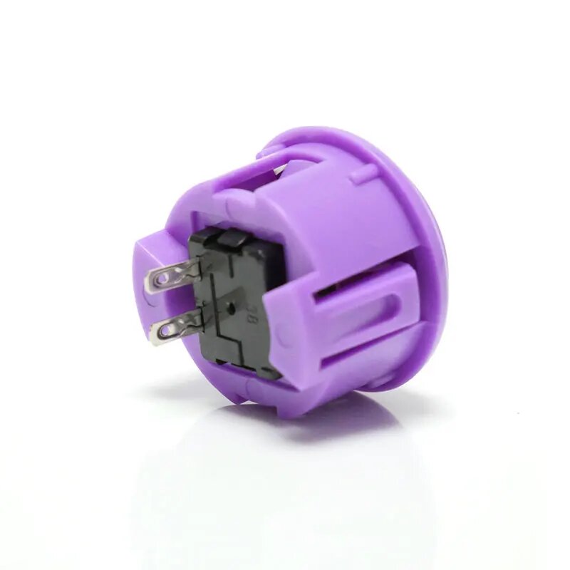Аркадные кнопки Sanwa OBSF 30мм, набор из 12 штук Фиолетовый, PURPLE