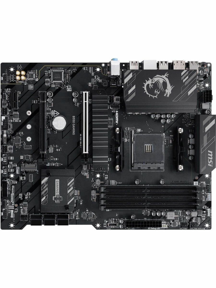 Материнская плата MSI B550 GAMING Soc-AM4 AMD B550 4xDDR4 ATX AC 97 8ch(7.1) GbLAN RAID+HDMI+DP