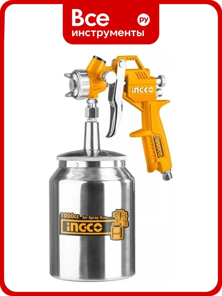 Краскопульт пневматический INGCO (10) ASG3101