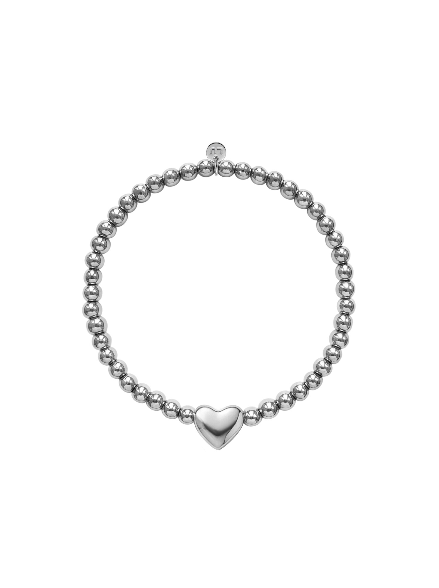 Браслет LU Jewel, 1 шт., размер 16 см, серебристый
