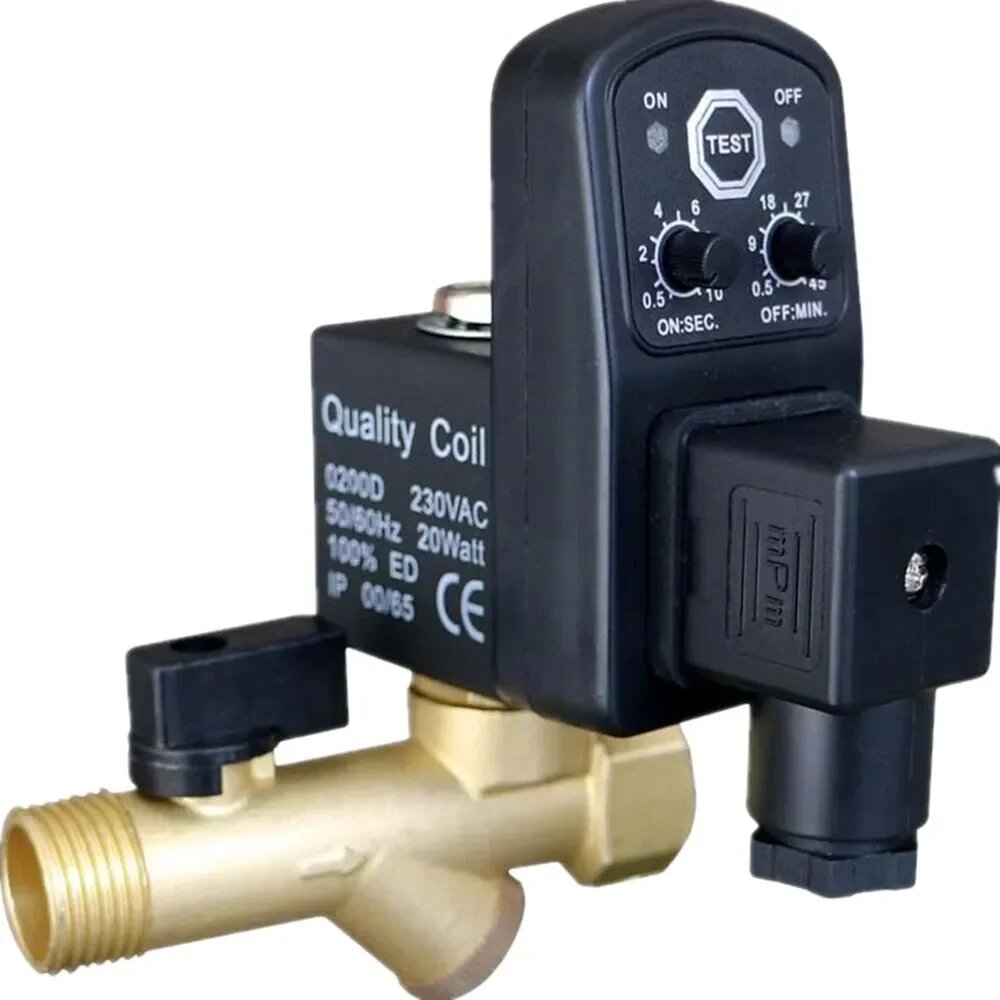 Электромагнитный клапан слива конденсата 1/2", 220V