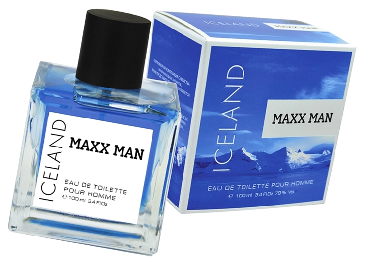 Eau de toilette Delta Parfum Maxx Man Iceland 100 мл для мужчин / Айленд