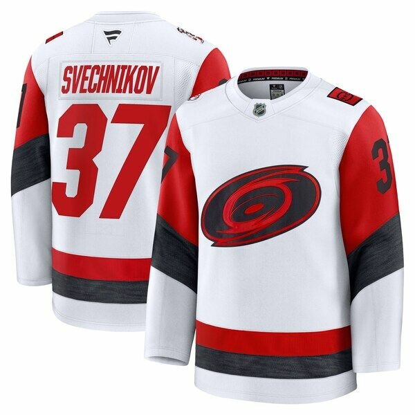 NHL джерси хоккейная Каролина Харрикейнз Carolina Hurricanes Hockey Jersey 37 Andrei Svechnikov хоккейная форма игровой джерси хоккейная майка