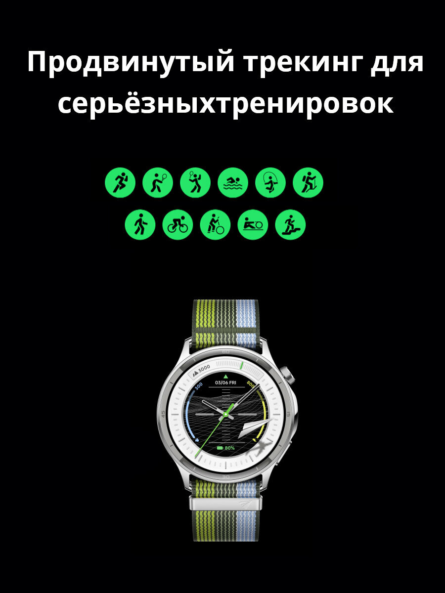 OPPO Watch S | Ультратонкий корпус из нержавеющей стали | Продвинутый трекинг основных тренировок | Флагманский анализ здоровья с ЭКГ — фото 1