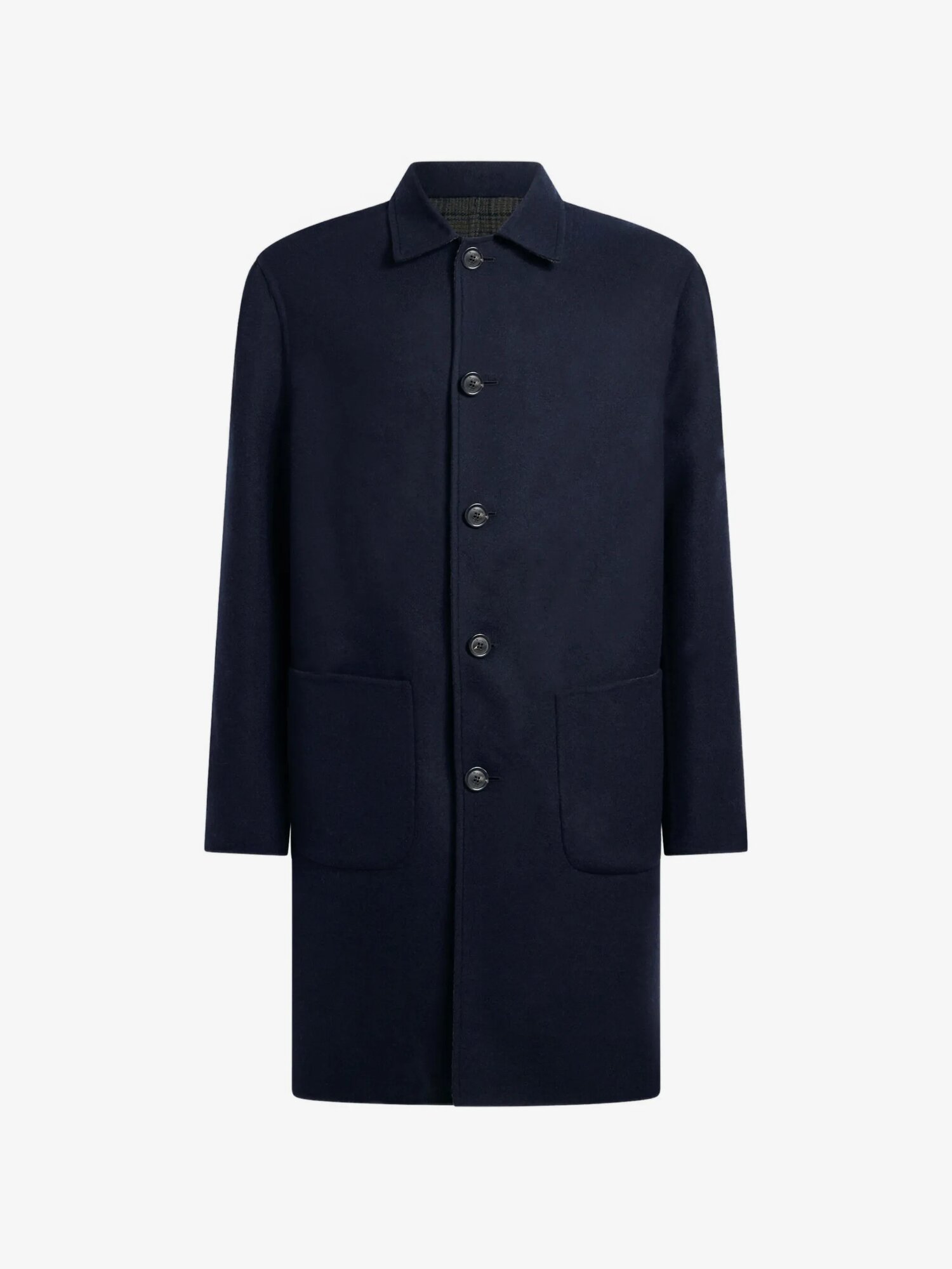 Пальто ETRO Reversible wool-blend coat, размер 54