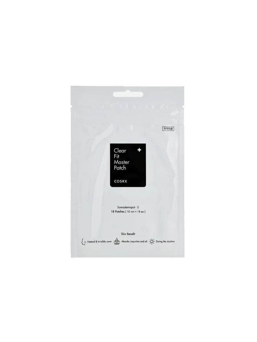 COSRX Clear Fit Master Patch, Ультратонкие патчи про, 18мл