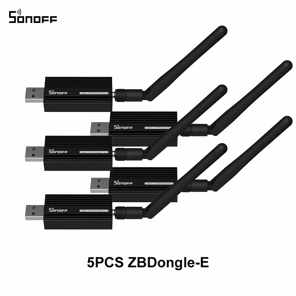 1-5 штук SONOFF ZBDongle-E Беспроводной Zigbee шлюз анализатор Zigbee2MQTT USB интерфейс захват ZHA поддержка устройства ZigBee SONOFF-