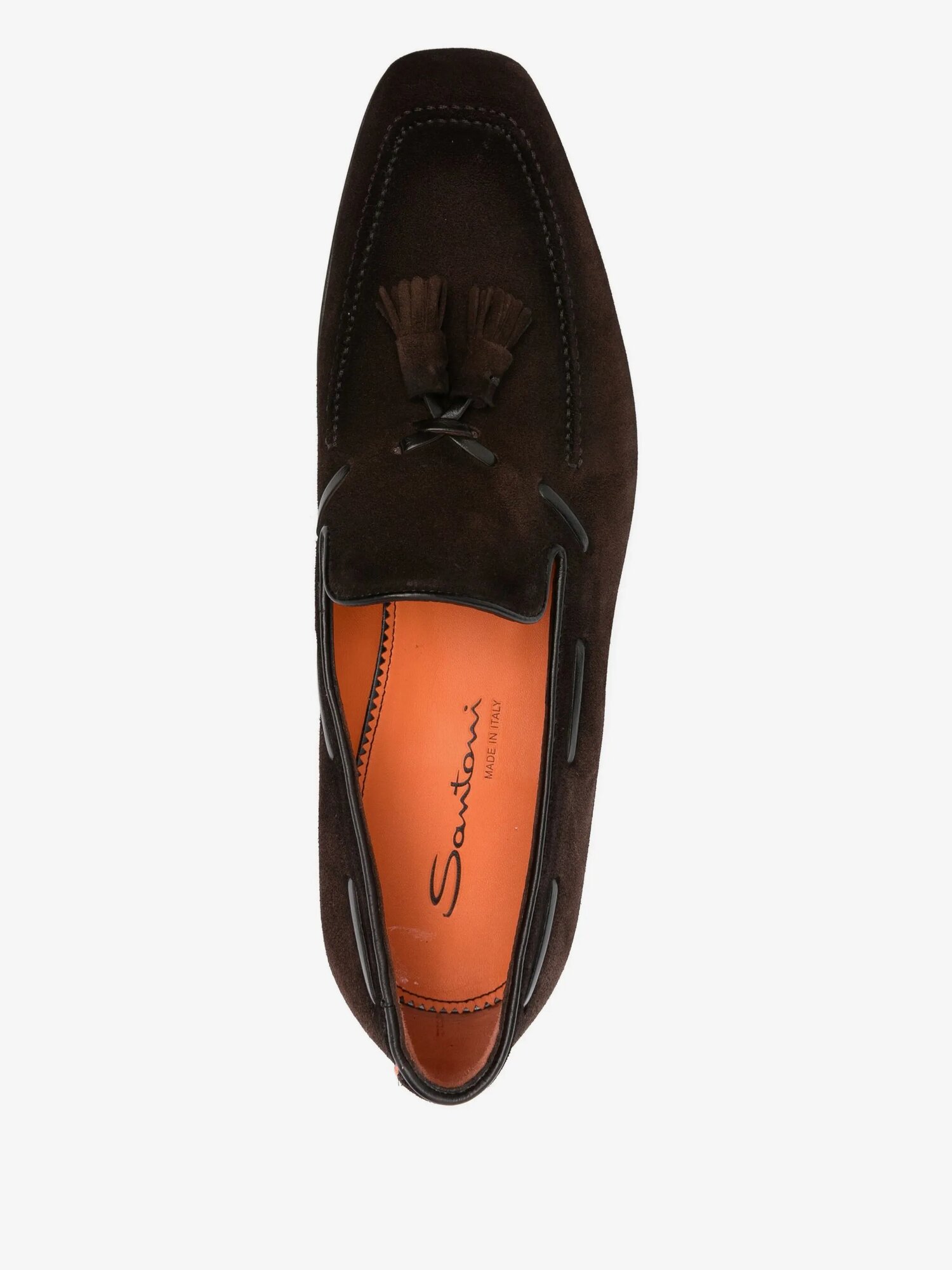 Топсайдеры Santoni, размер 43.5, коричневый — фото 1