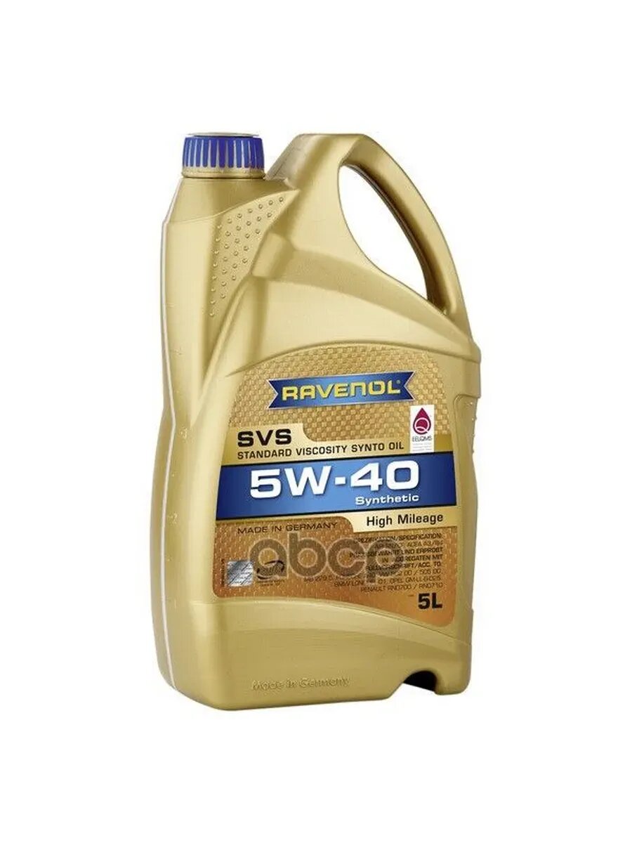 Масло Ravenol Svs Standard Viscosity Synto Oil Sae 5W-40 5л.