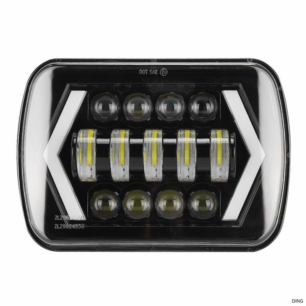 Лампы LED для Jeep Cherokee XJ, передние фары головного света, высокая яркость, 1 шт.