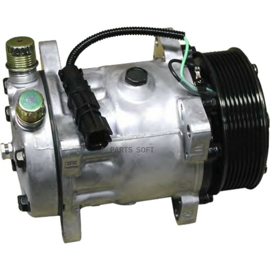 STELLOX 8755020SX 87-55020-SX компрессор кондиционера! со шкив. 24V d119 8пазов\ SITRAK C7H, HOWO T5G, MAN TGA/TGS/TGX