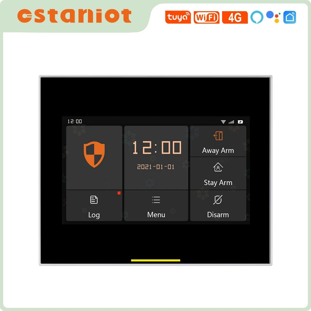 Staniot Wireless 4G Охранная сигнализация Оранжевый, Европейская вилка (EU Plug), H501-4G-Alarm