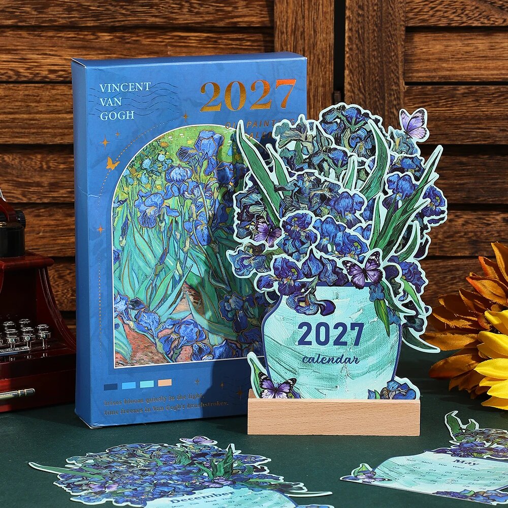 Календарь настольный 2027 Ван Гог "Ирисы", Iris