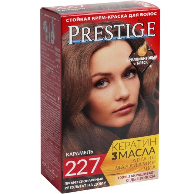 Краска для волос Prestige 227 Карамель VIP`S Prestige Окрашивание 50 мл
