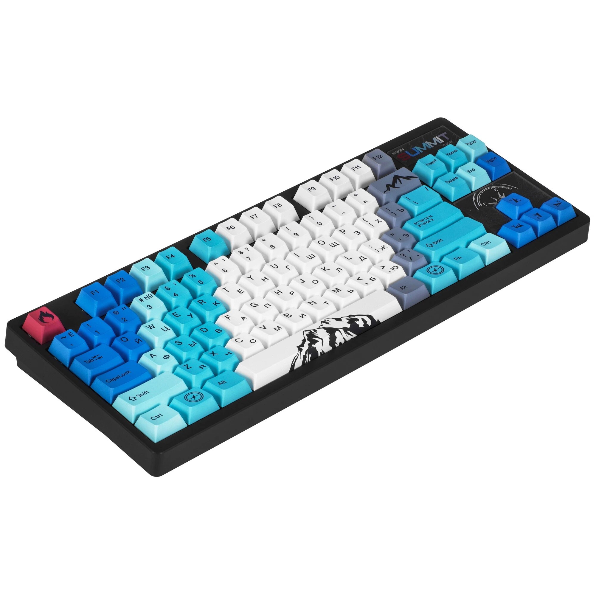 Клавиатура проводная + беспроводная Varmilo VA80 Summit серый