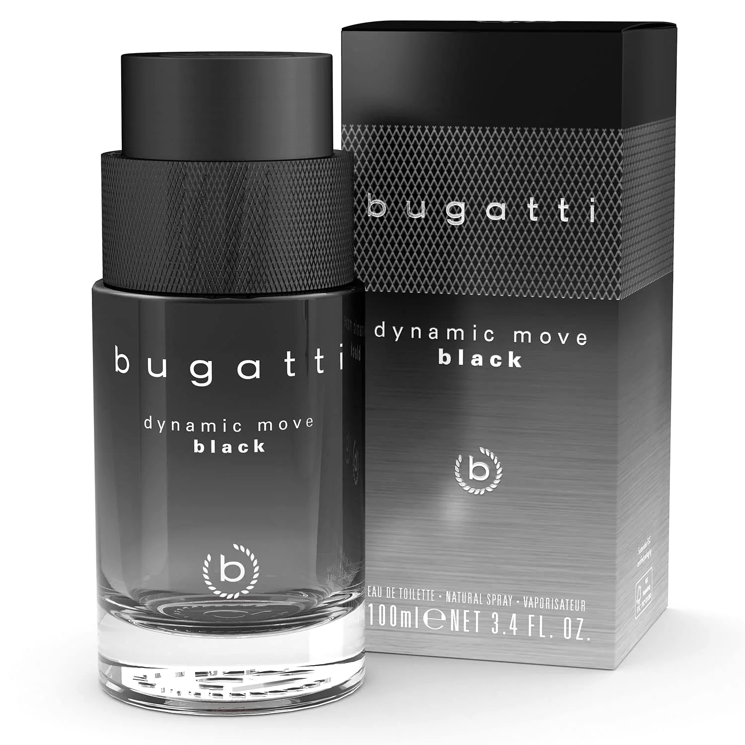 Туалетная вода Бугатти Динамик Мов Блэк 100 мл для мужчин - Bugatti Dynamic Move Black