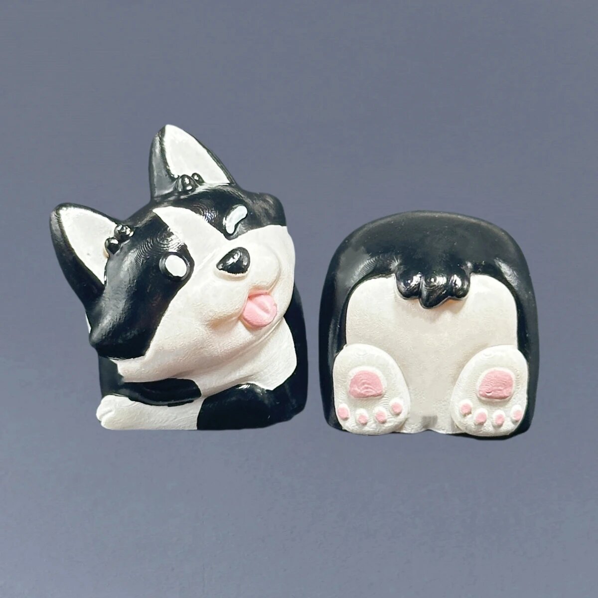 3D-накладки для клавиш Corgi, черный