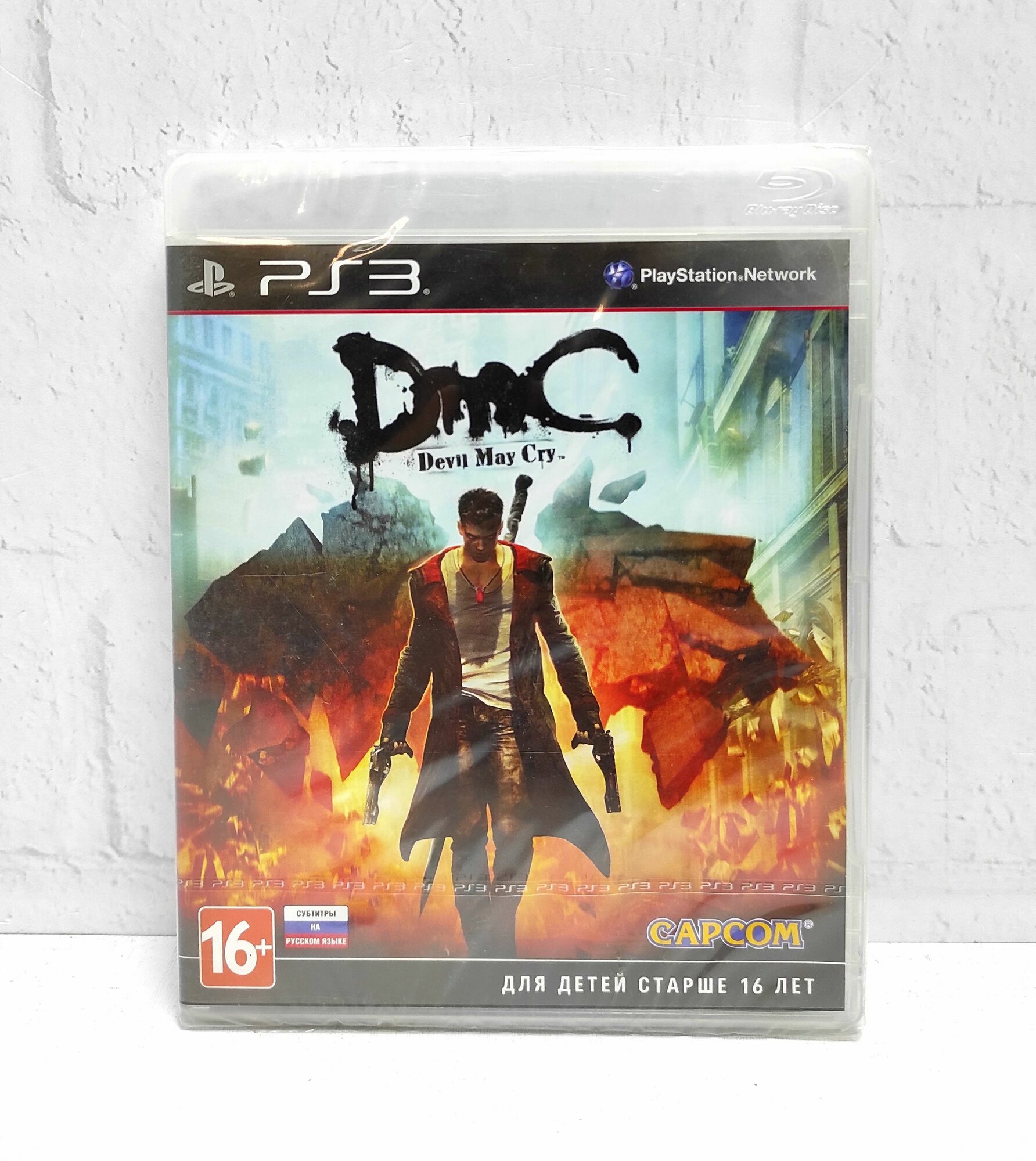 DmC Devil May Cry Русские субтитры обложка на русском BLES 01698 Видеоигра на диске PS3