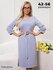 Платье Valentina. DRESSES Базовая коллекция, размер 54, серо-голубой