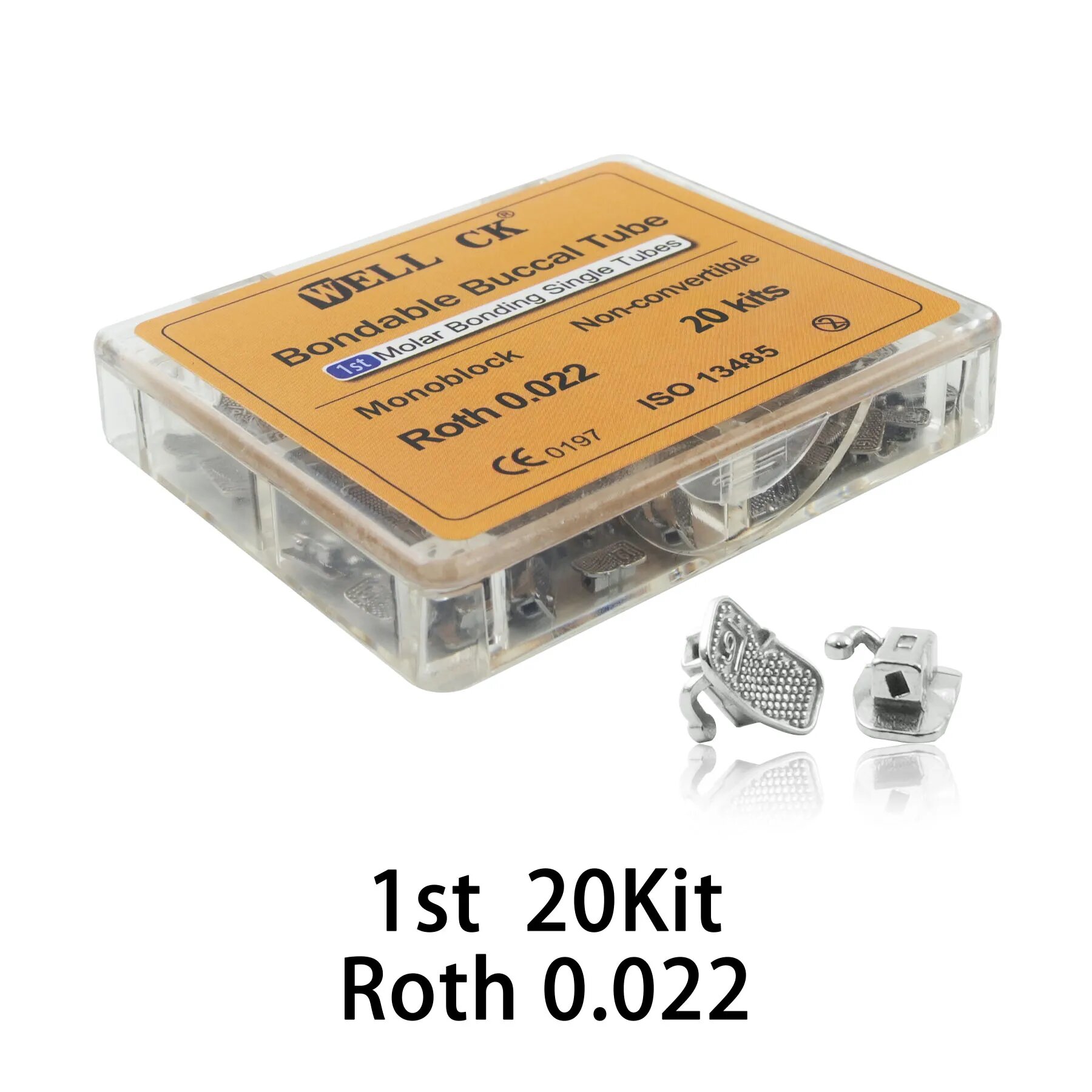 Ортодонтическая щечная трубка Tomenty Roth MBT 0,022 0,018