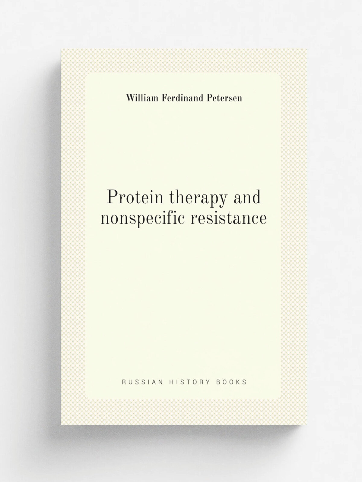 Protein therapy and nonspecific resistance