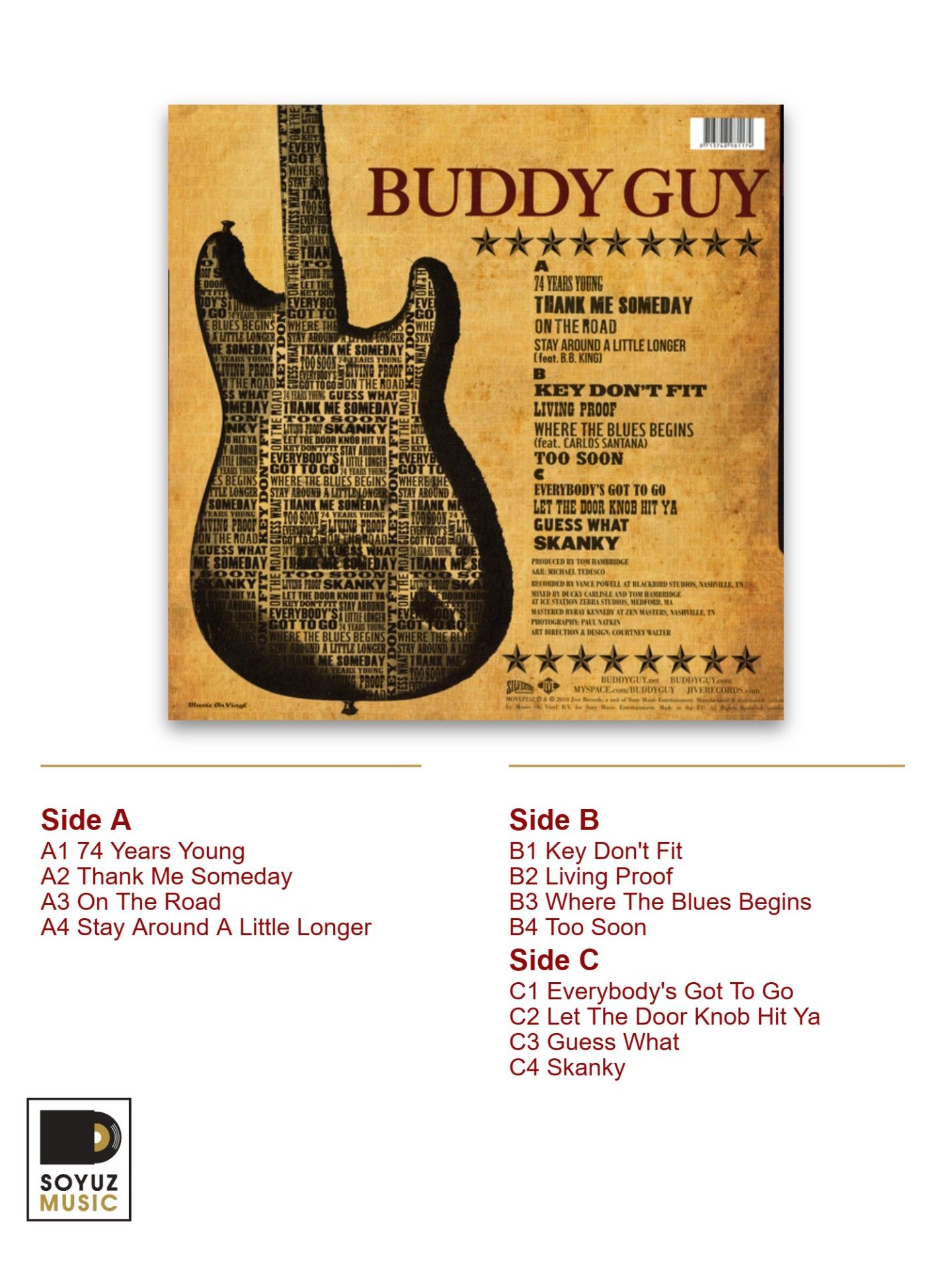 Buddy Guy. Living Proof (2LP/винил) — фото 1