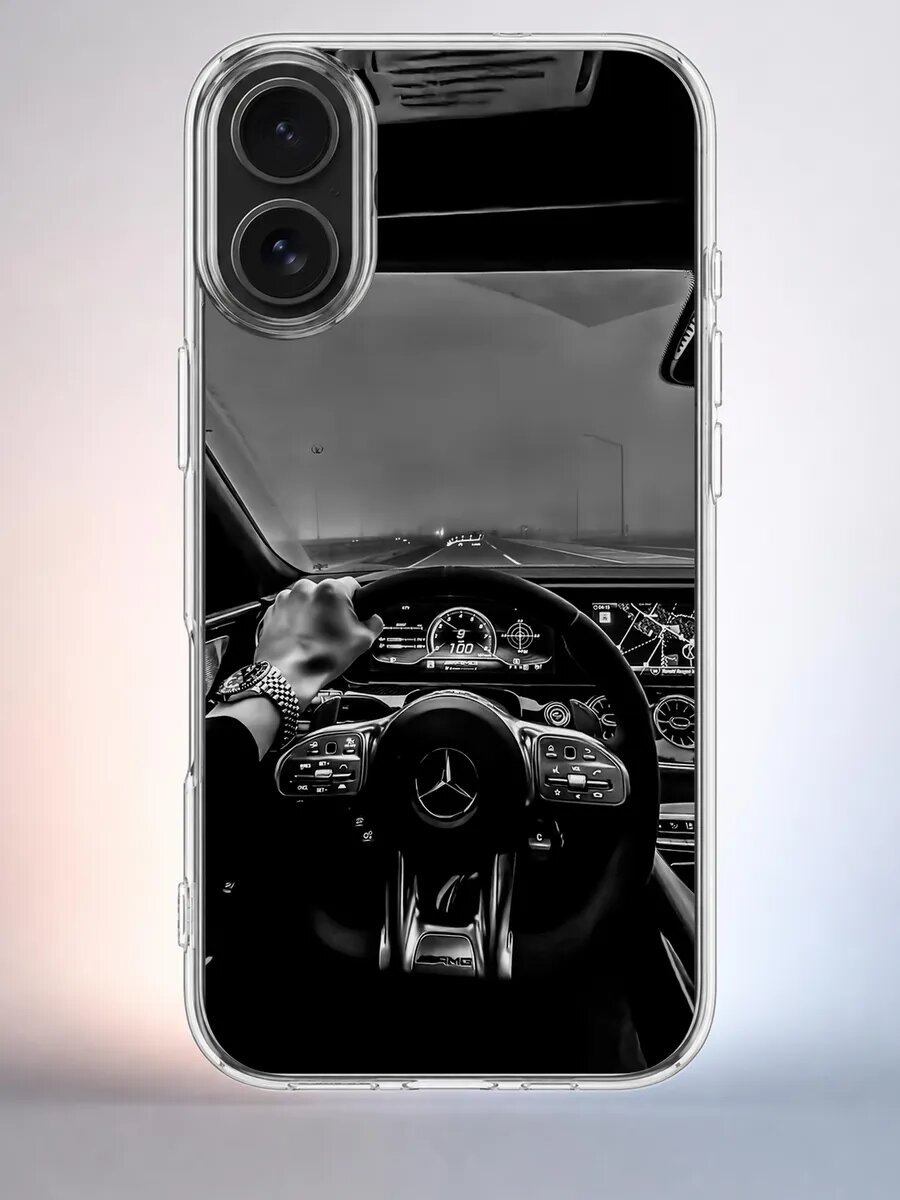 Чехол iPhone 16 руль и панель силиконовый