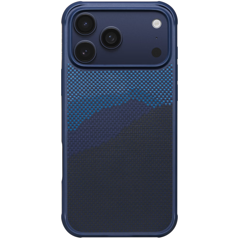 PITAKA магнитный чехол из кевлара для iPhone 17 Pro Max с защитой от падений и камерой в горном стиле Модель：iPhone 17