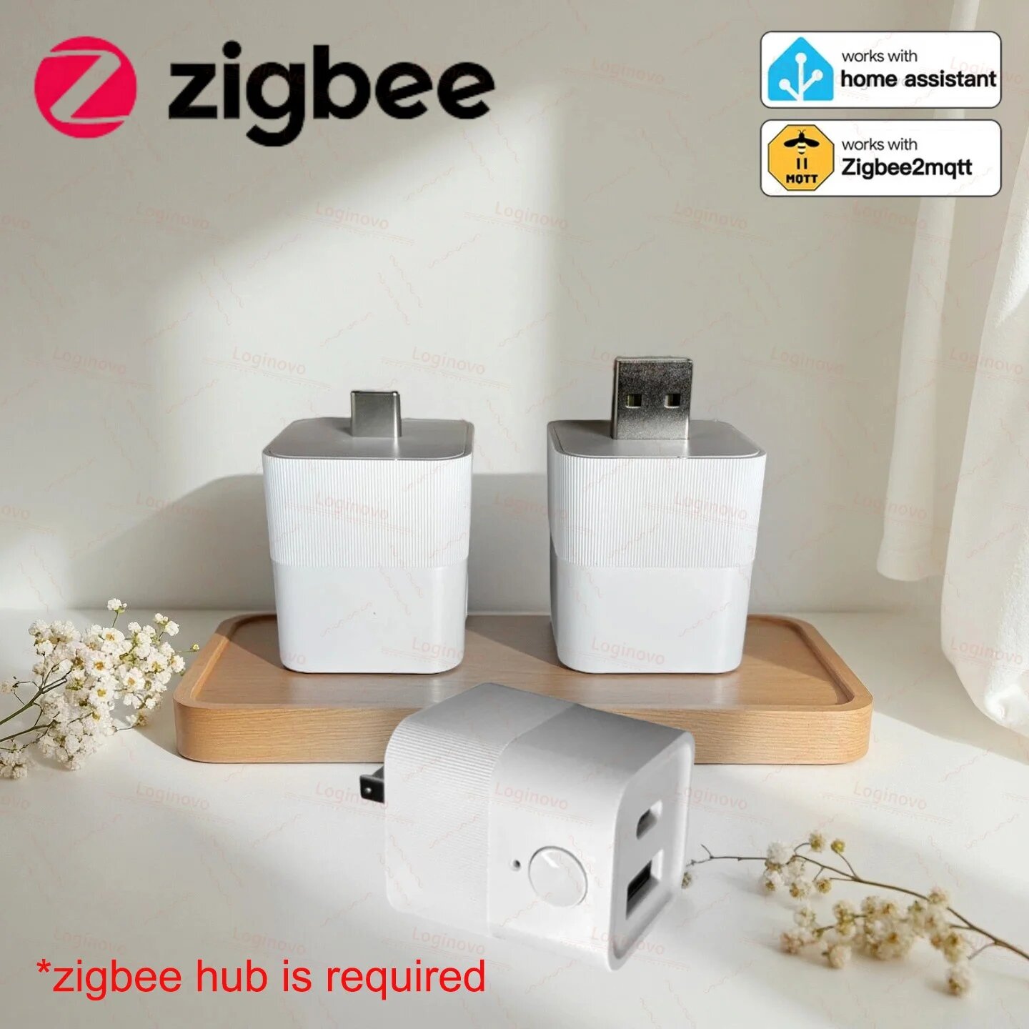 Loginovo Zigbee USB Адаптер Type-C STYLE1 — фото 1
