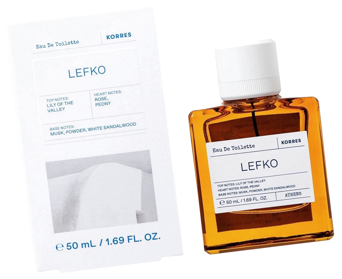 Туалетная вода для мужчин и женщин Коррес Лефко 50 мл - Korres Lefko аромат унисекс